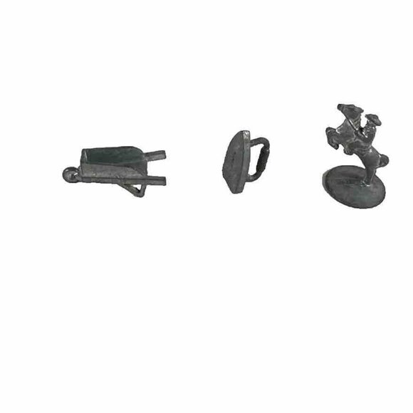Hasbro | Toys | Monopoly 4 Classic Game Pieces Iron Hatwheelbarrow Man ...